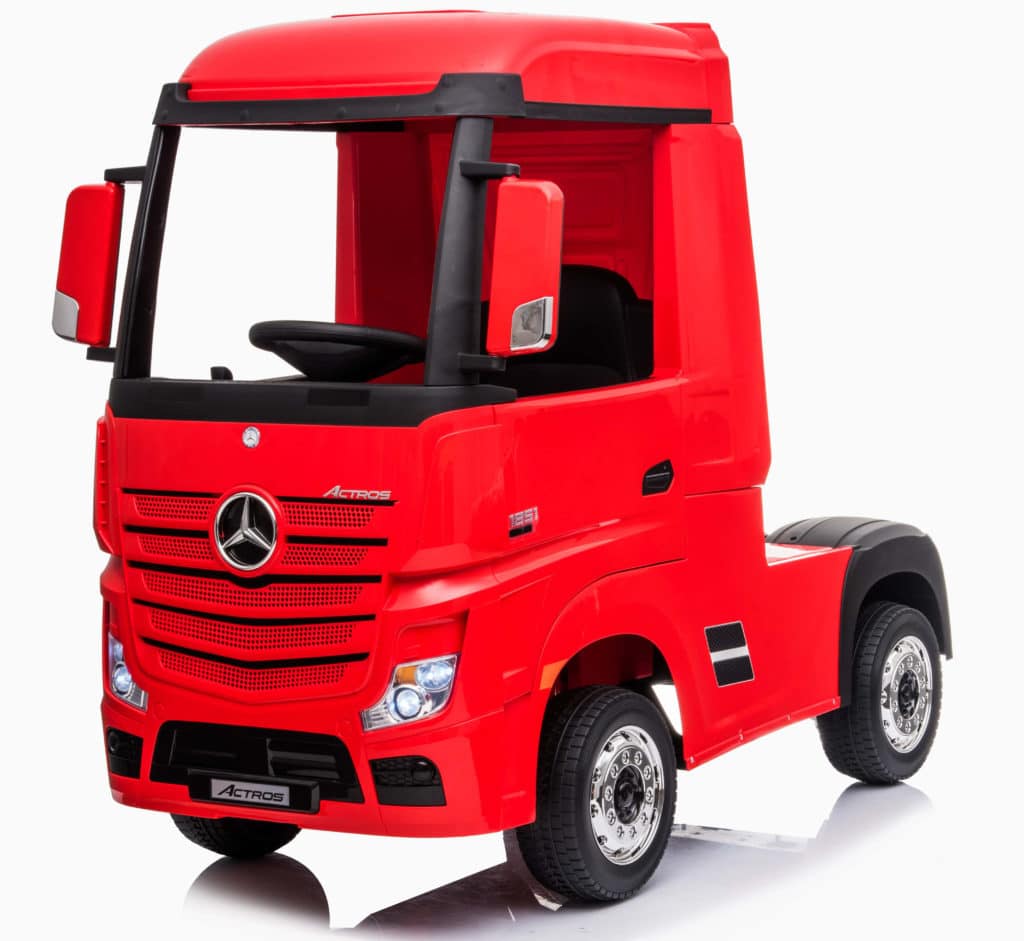 AMAZING 24V Licensed Mercedes-Benz Actros Lorry - Red