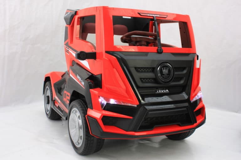 24v Electric kids Lorry and Trailer, car transporter